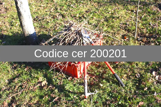 Codice cer 200201 | A quali rifiuti corrisponde?